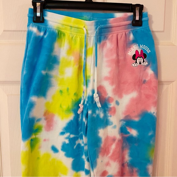 Disney | Pants & Jumpsuits | New Disney Minnie Mouse Tie Dye Joggers ...